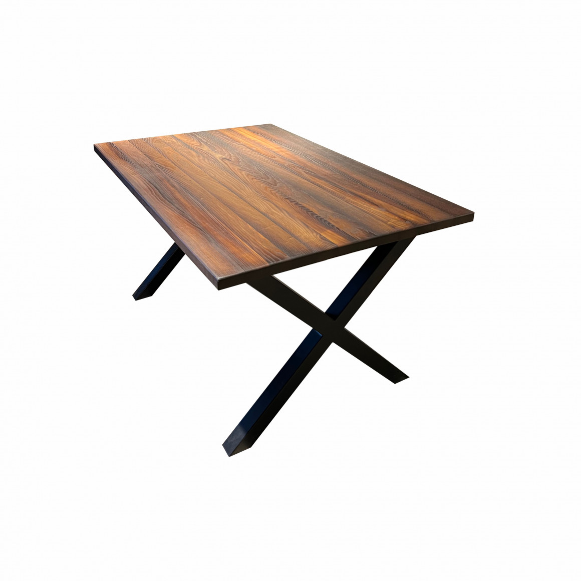 Qəhveyi rəngli taxta masa